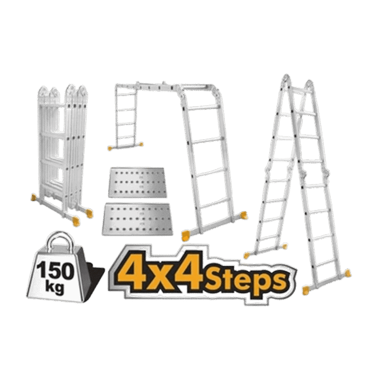 Confidential Multi-Purpose 4 By 4 Steps Aluminum Ladder