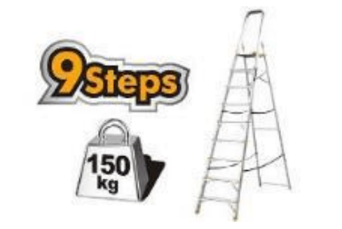 Reliable Ingco Household Aluminum Ladder (HLAD06091)